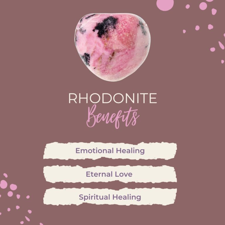 Rhodonite Spiritual Meaning and 11 Healing Properties