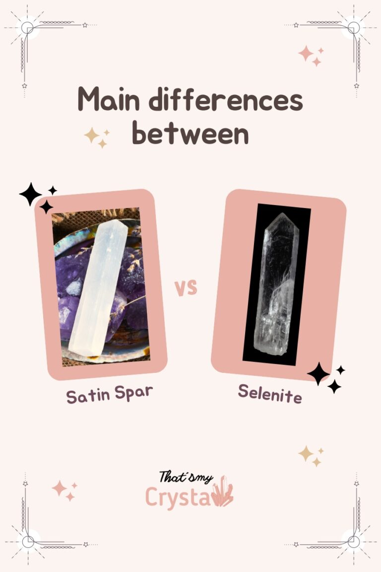Satin Spar VS Selenite: 7 Differences & Properties (Images)